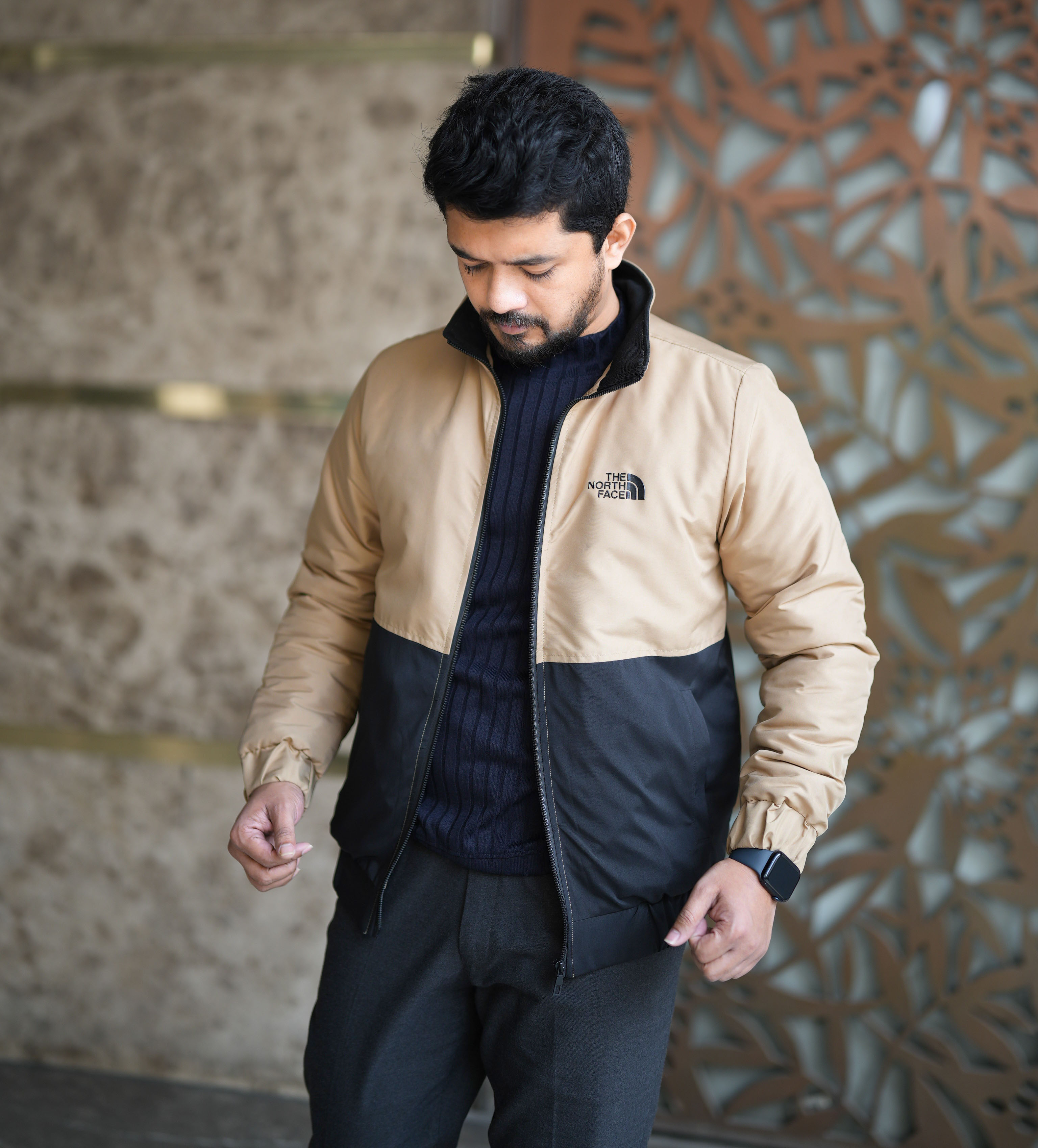 High Neck Jacket For Men's